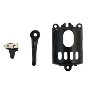 anrom hair clipper accessories diy 3pcs, dial button, switch, motor cover replacement parts for wahl 5-star series magic clip clipper # 8148, 8591 (black)