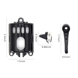 Anrom Hair Clipper Accessories DIY 3PCS, Dial Button, Switch, Motor Cover Replacement Parts for Wahl 5-Star Series Magic Clip Clipper # 8148, 8591 (Black)