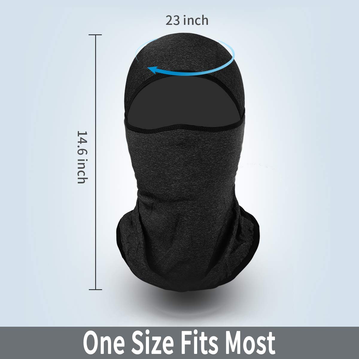 Achiou Balaclava Face Mask, Ski Mask for Men Women Football, Lightweight Sheisty Mask, Ninja Shiesty Sun Hood UV Protection