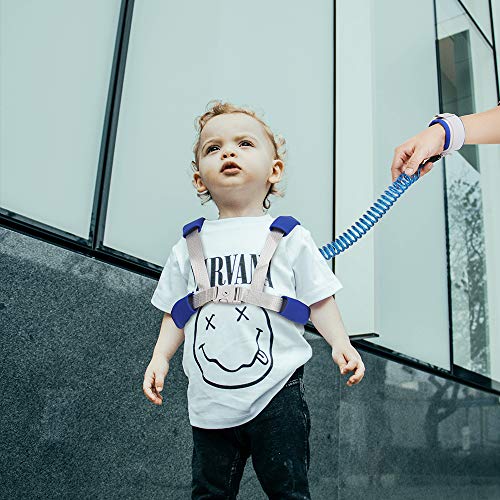 Child Backpack Leash for Toddlers & Kids | 98Inch Lengthen Child Safety Walking Leash -Blue