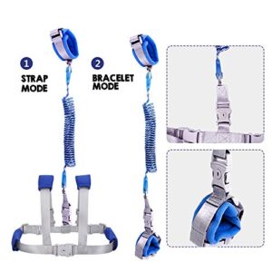 Child Backpack Leash for Toddlers & Kids | 98Inch Lengthen Child Safety Walking Leash -Blue