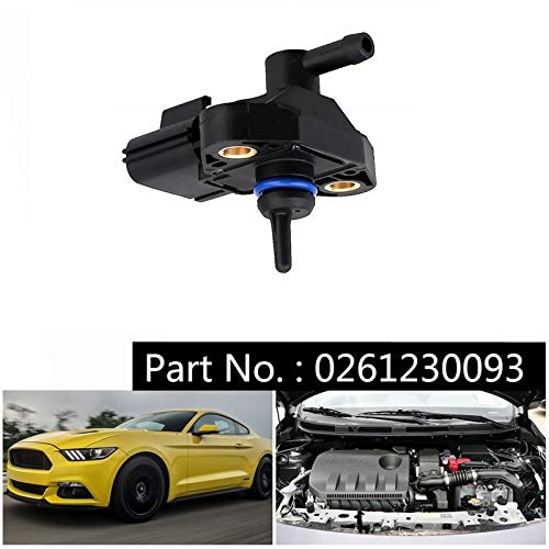 0261230093 Fuel Pressure Sensor Fuel Rail Injection Pressure Sensor, Replaces CM5229, FPS505,3F2Z9G756AC for Ford Escape Explorer F150 Focus Freestar Mustang Taurus