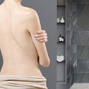 Back Scrubber for Shower, Hands-Free Natural Back Loofah for Shower