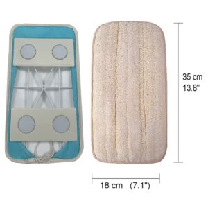 Back Scrubber for Shower, Hands-Free Natural Back Loofah for Shower