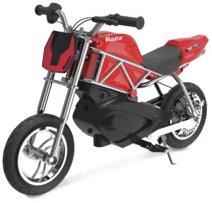 razor rsf350 electric street bike - red/black