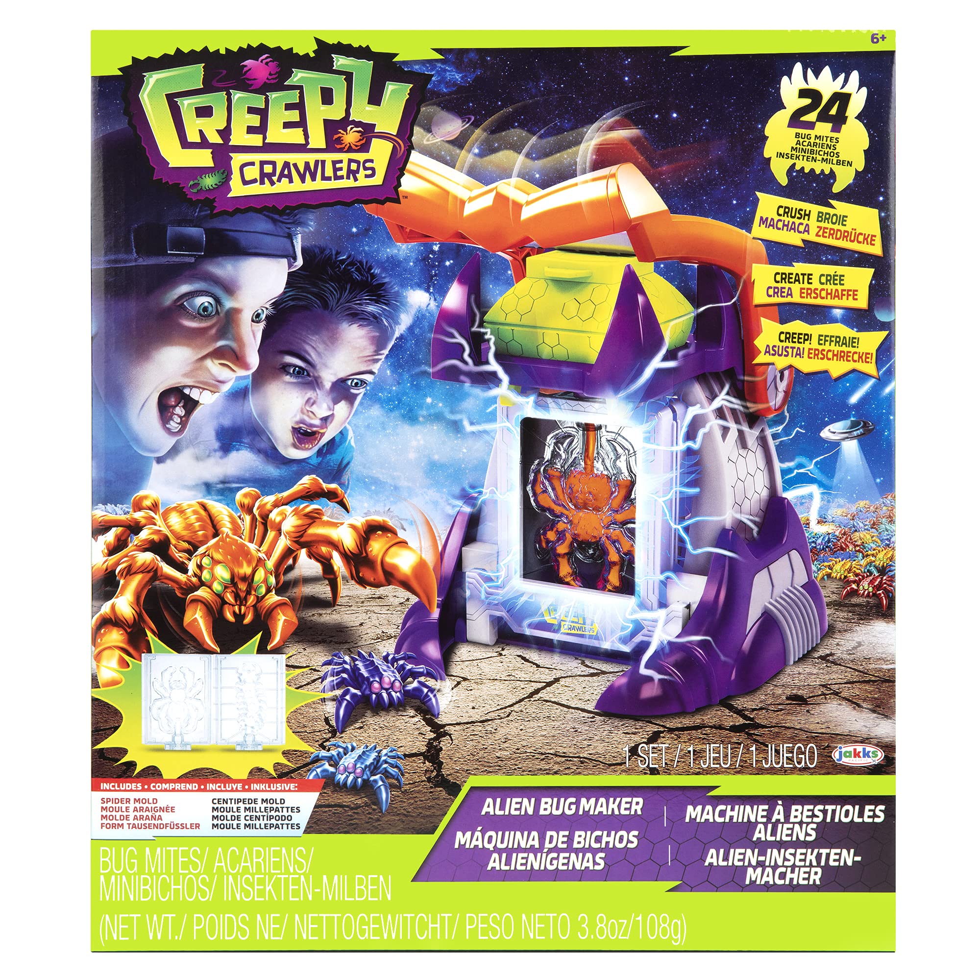 Creepy Crawlers Gooey Bug Refill Pack - Orange & Blue Mites