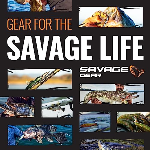 Savage Gear 7'2" Squad Inshore Spinning Rod, 1-Piece Saltwater Rod with Rod Hook Keeper, 24-Ton High Modulus Carbon Blank