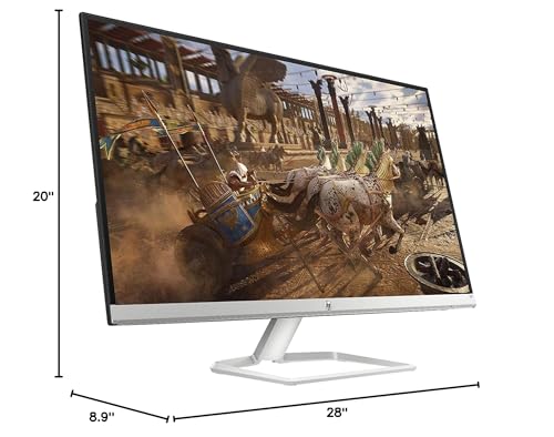 HP 32f Ultra Slim LED IPS LCD 31.5" 1080p Monitor Dual HDMI VGA - Silver - 6XJ00AAT (Renewed)