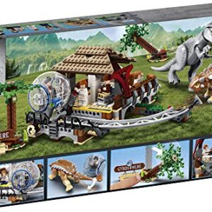 LEGO Jurassic World Indominus rex vs. Ankylosaurus 75941 Awesome Dinosaur Building Toy for Kids, Featuring Jurassic World Character Minifigures for Hours of Creative Fun (537 Pieces)