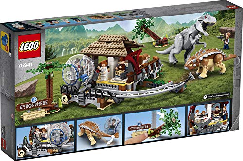 LEGO Jurassic World Indominus rex vs. Ankylosaurus 75941 Awesome Dinosaur Building Toy for Kids, Featuring Jurassic World Character Minifigures for Hours of Creative Fun (537 Pieces)