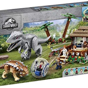 LEGO Jurassic World Indominus rex vs. Ankylosaurus 75941 Awesome Dinosaur Building Toy for Kids, Featuring Jurassic World Character Minifigures for Hours of Creative Fun (537 Pieces)