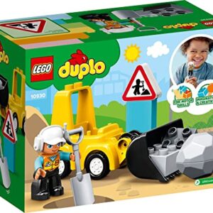 LEGO DUPLO Town Bulldozer Construction Vehicle 10930 Toy Set, Early Development and Activity Toys, Gift for Grandchildren, Toddlers, Boys & Girls Ages 2 Years Old and Up