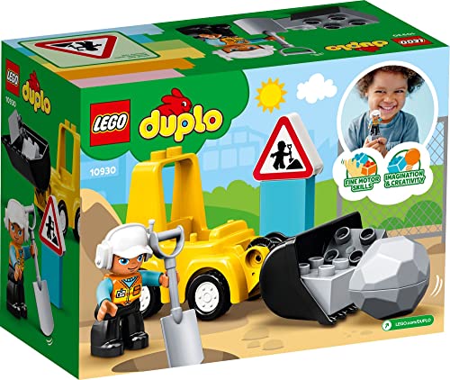 LEGO DUPLO Town Bulldozer Construction Vehicle 10930 Toy Set, Early Development and Activity Toys, Gift for Grandchildren, Toddlers, Boys & Girls Ages 2 Years Old and Up