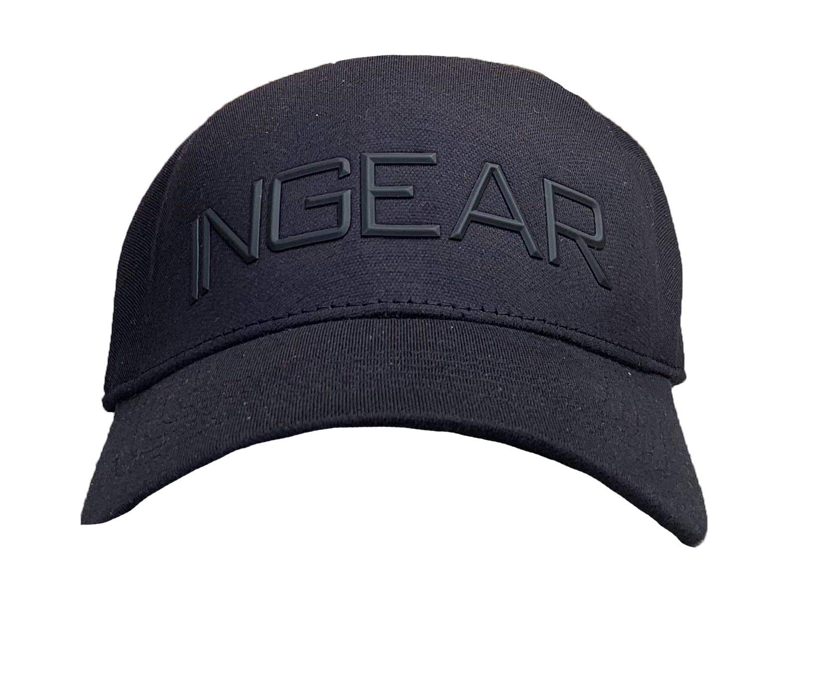 INGEAR Adjustable Breathable Baseball Cap - UPF 50 Cooling Cap for Men and Women, Classic Design, Unstructured Hat, Plain, Ideal for Outdoor Activity: Jogging, Tennis, Golf, BBQ (Black V1, M/L)