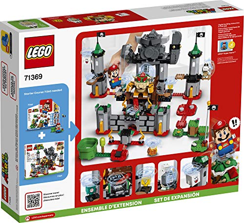 LEGO Super Mario Bowser's Castle Boss Battle Expansion Set 71369 Building Kit; Collectible Toy for Kids to Customize Their Super Mario Starter Course (71360) Playset (1,010 Pieces)