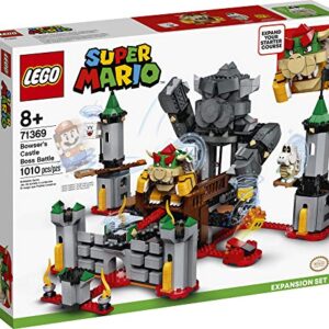 LEGO Super Mario Bowser's Castle Boss Battle Expansion Set 71369 Building Kit; Collectible Toy for Kids to Customize Their Super Mario Starter Course (71360) Playset (1,010 Pieces)