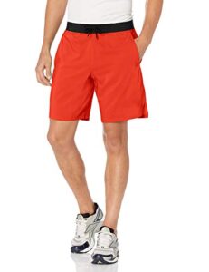 reebok training supply epic lightweight shorts, instinct red, m