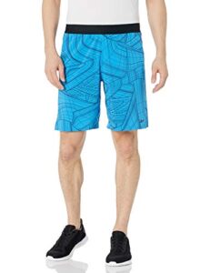 reebok training supply speed short, horizon blue, l