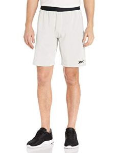 reebok training supply speedwick speed shorts, porcelain, m