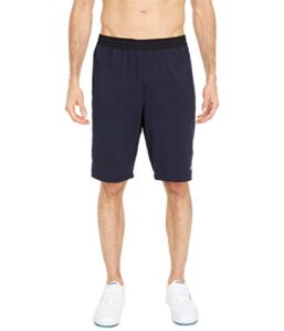 reebok workout ready melange knit shorts, vector navy, l