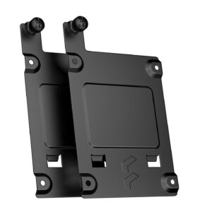 Fractal Design SSD Bracket Kit – Type B for Define 7 Series and Other Select Cases - Black (2-Pack)