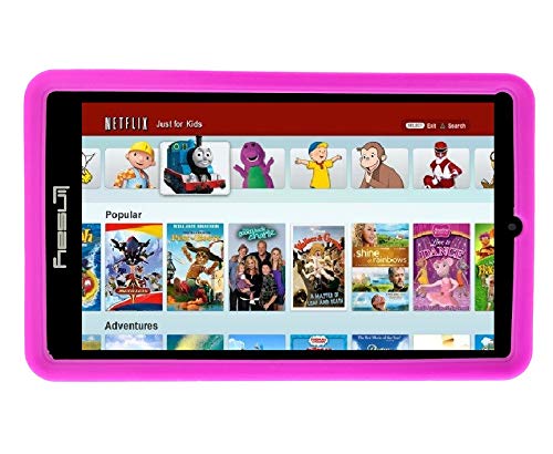 LINSAY Kids Tablet PC Newest Android 10 WiFi Kid-Proof Quad Core 2GB RAM+ 32GB of Internal Storage up to 256 GB External SD Card. Learning Device, Millions of Apps- Dual Camera Google Certified -Pink