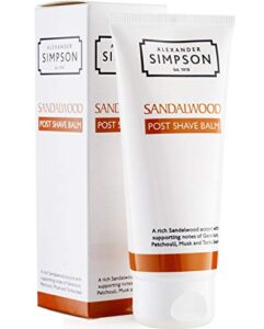 simpsons post shave balm 100ml (sandalwood)