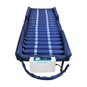 proactive protekt aire 3600ab low air loss/alternating pressure mattress system, with raised side air bolsters and cell-on-cell support base, 350 lb capacity