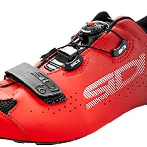 Sidi Sixty Road Shoes 43.5 Black/Red