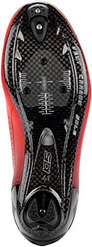 Sidi Sixty Road Shoes 43.5 Black/Red