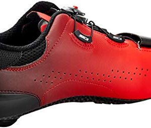 Sidi Sixty Road Shoes 43.5 Black/Red