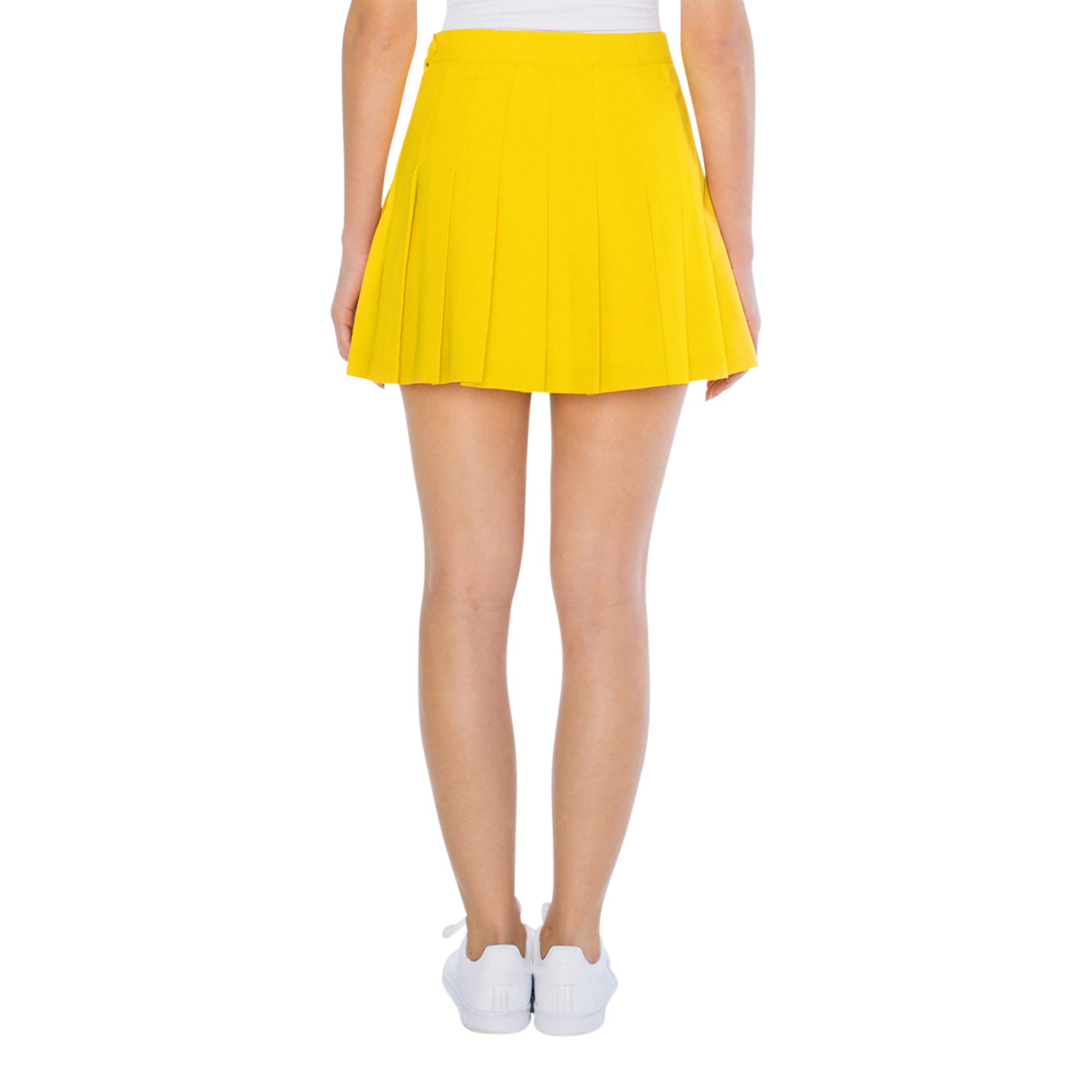 American Apparel Women's Gabardine Tennis Skirt, Gold, X-Large