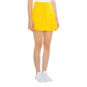 American Apparel Women's Gabardine Tennis Skirt, Gold, X-Large