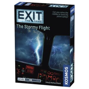 exit: the stormy flight | escape room game in a box| exit: the game – a kosmos game | family – friendly, card-based at-home escape room experience for 1 to 4 players, ages 12+