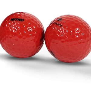 Nitro Crossfire 45 Golf Balls, 45- Pack - Red