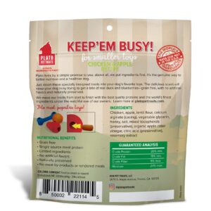 PLATO Keep'Em Busy Chicken & Apple Recipe for Large Toys 5oz, Natural