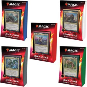 magic the gathering ikoria: lair of behemoths commander decks | all 5 decks | 20 foil legendary creatures (c74210000)