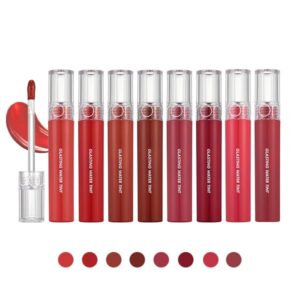 [rom&nd] Glasting Water Tint 8 colors | Vivid color, Glossy Finish, Long-lasting, moisturizing, Highlighting, Natural-beauty | Lip Tint for Daily Use, K-beauty | 4g/0.14oz No.02 RED DROP