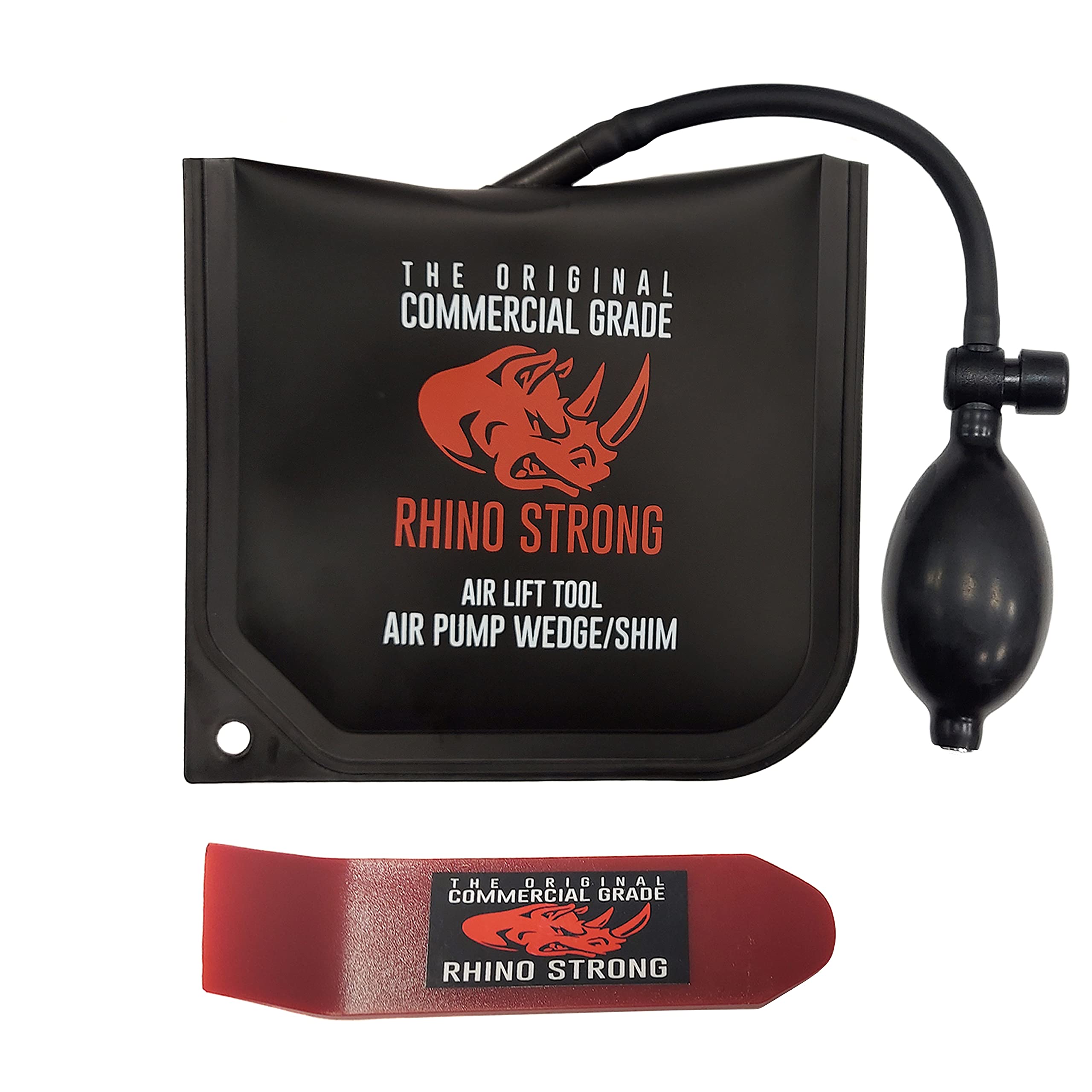 The Original Rhino Strong Commercial Grade Air Wedge Bag Pump Professional Leveling Kit & Alignment Tool Inflatable Shim Bag Single