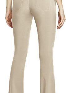 CQR Women's Hiking Pants, Lightweight UPF 50+ Sun Protective Outdoor Pants, Quick Dry Stretch Camping Work Pants, Boot Cut Beige, 6