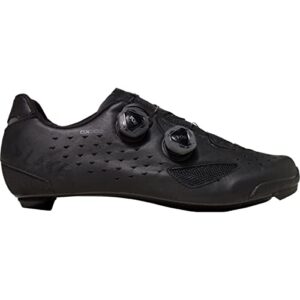 lake cx238 wide cycling shoe - men's black/black, 43.5