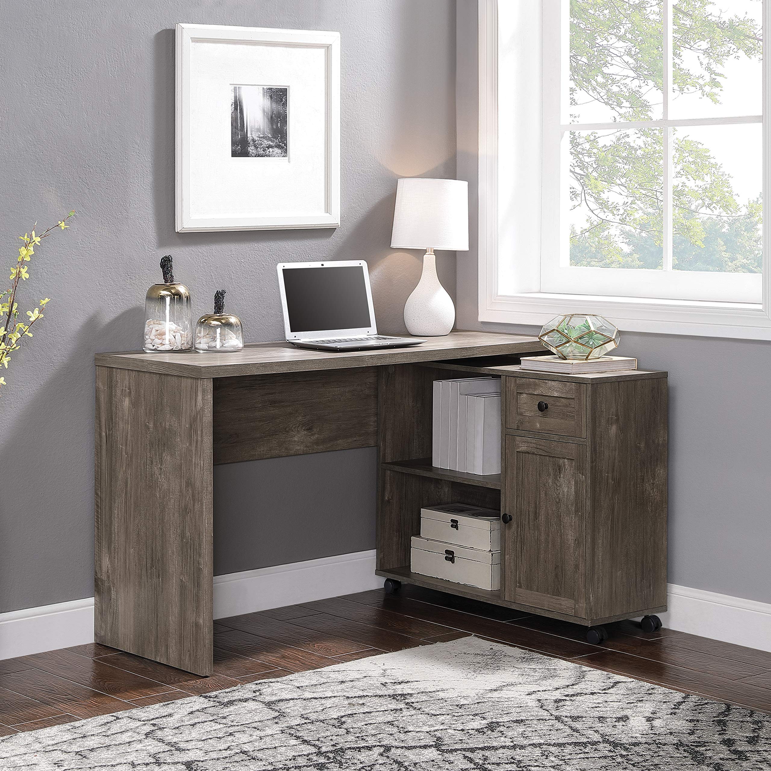 OSP Home Furnishings Waverly Home Office Desk, Scottish Alder