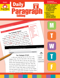 daily paragraph editing, grade 8 - teacher's edition, e-book