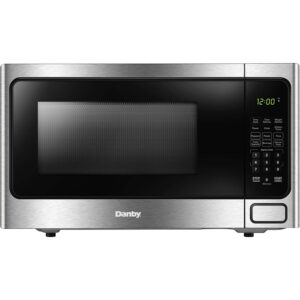 Danby DDMW1125BBS Designer Countertop Microwave, Stainless Steel