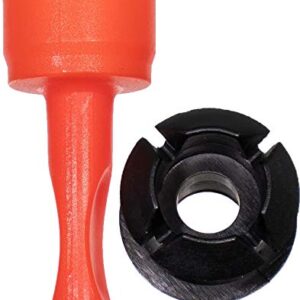 APDTY 143243 Transmission Shift Cable Bushing Replacement Kit With Install Tool Replaces 68064273AB