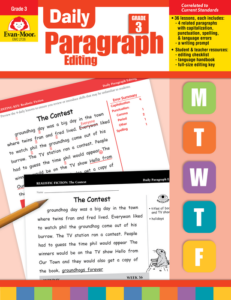 daily paragraph editing, teacher's editon - grade 3, e-book