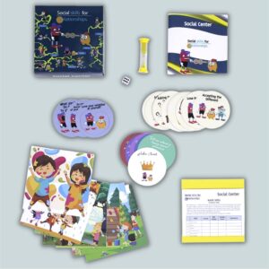 Social Emotional Learning Activity for Kids 8-12 Games for Relationship Suitable For Behavior Autism Learning Materials Card Games for Occupational Therapy ADHD Tools Social & Communication Skills