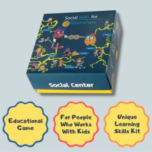 Social Emotional Learning Activity for Kids 8-12 Games for Relationship Suitable For Behavior Autism Learning Materials Card Games for Occupational Therapy ADHD Tools Social & Communication Skills