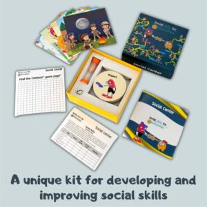 Social Emotional Learning Activity for Kids 8-12 Games for Relationship Suitable For Behavior Autism Learning Materials Card Games for Occupational Therapy ADHD Tools Social & Communication Skills