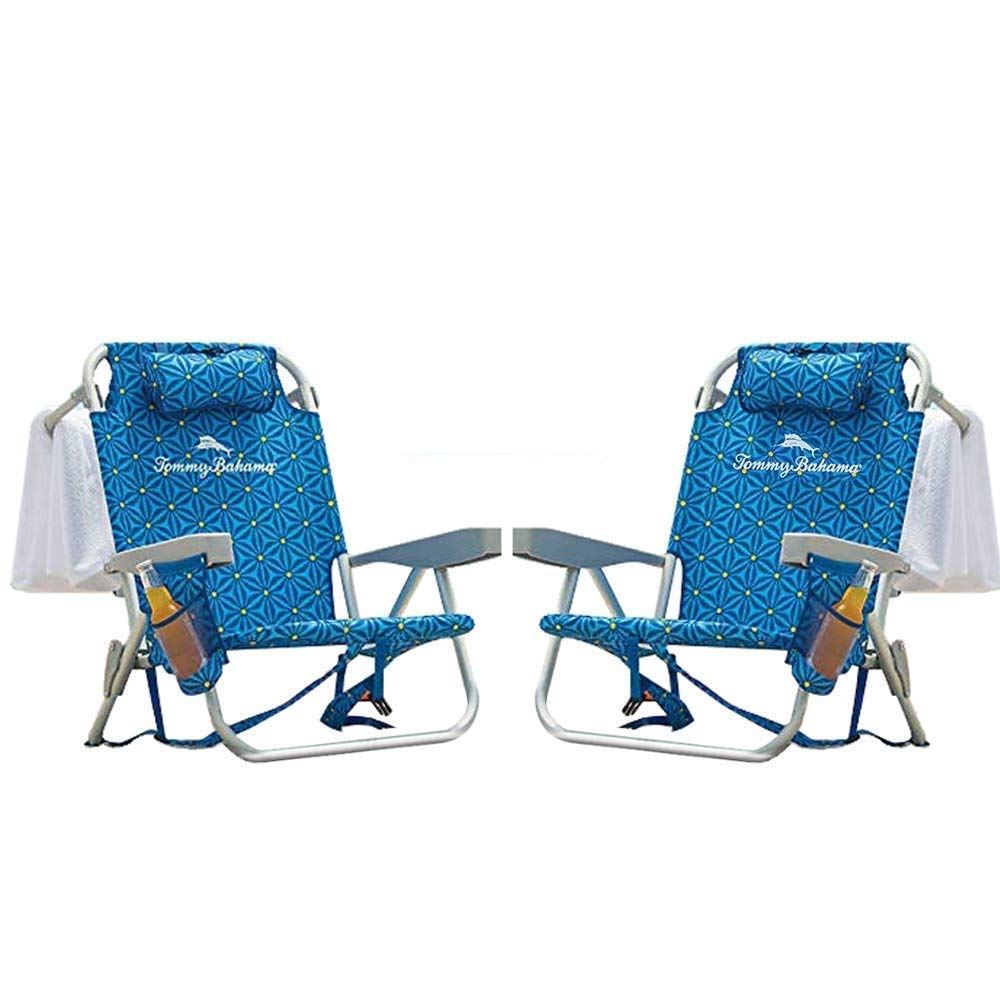 Tommy Bahama Rubber Blue, Cup Holders Foldable ,2 Count